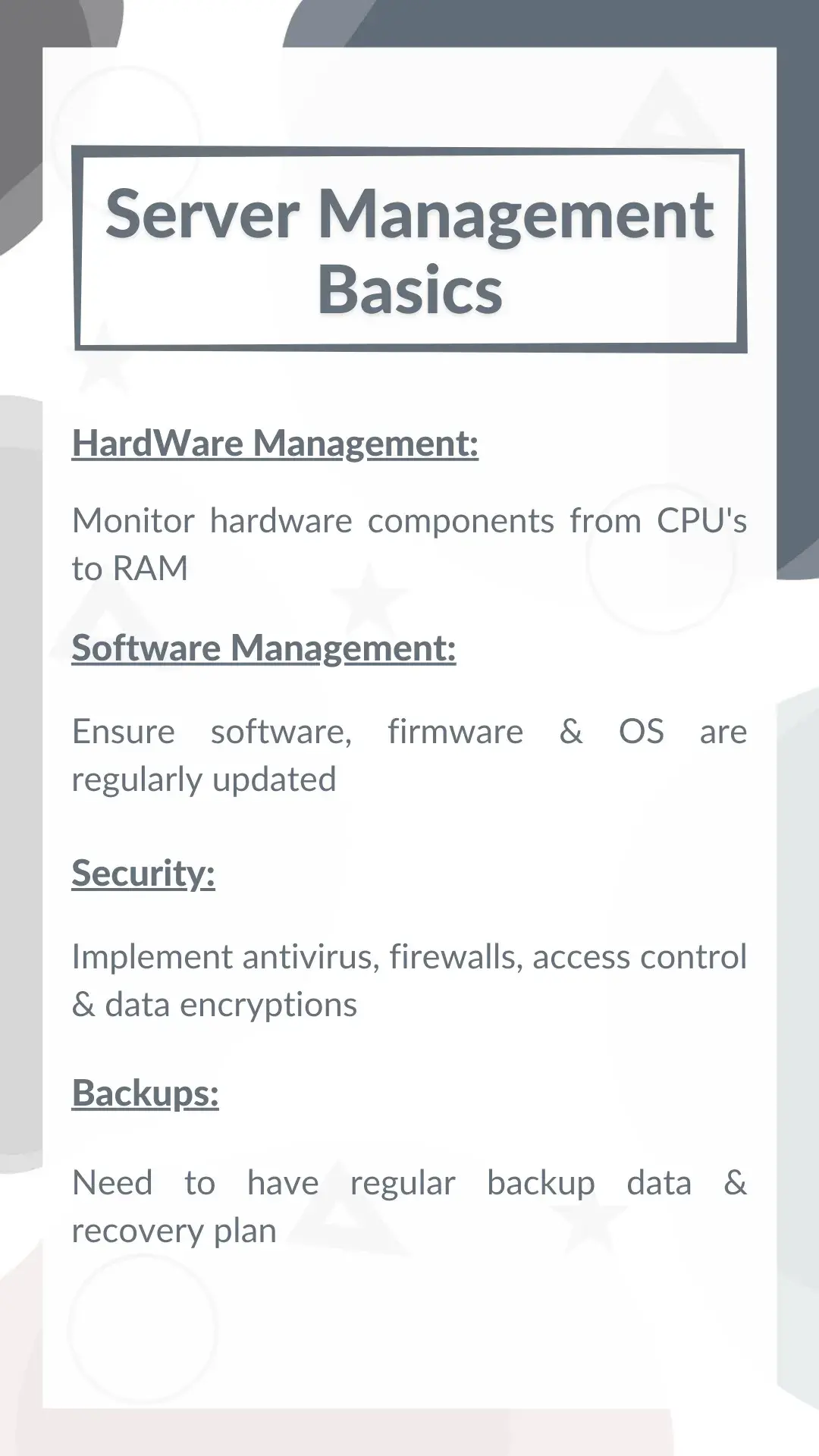 Why Server Management Is Crucial For Your Website - Hostingseekers
