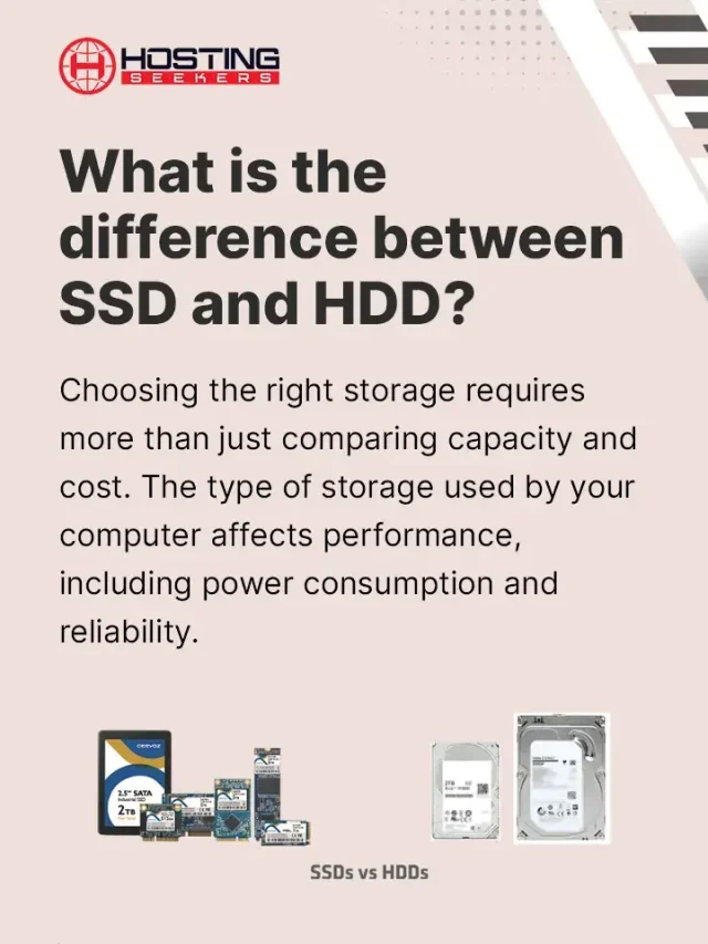 What is the difference between SSD and HDD?