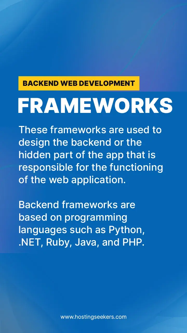 Front End vs Back End Frameworks
