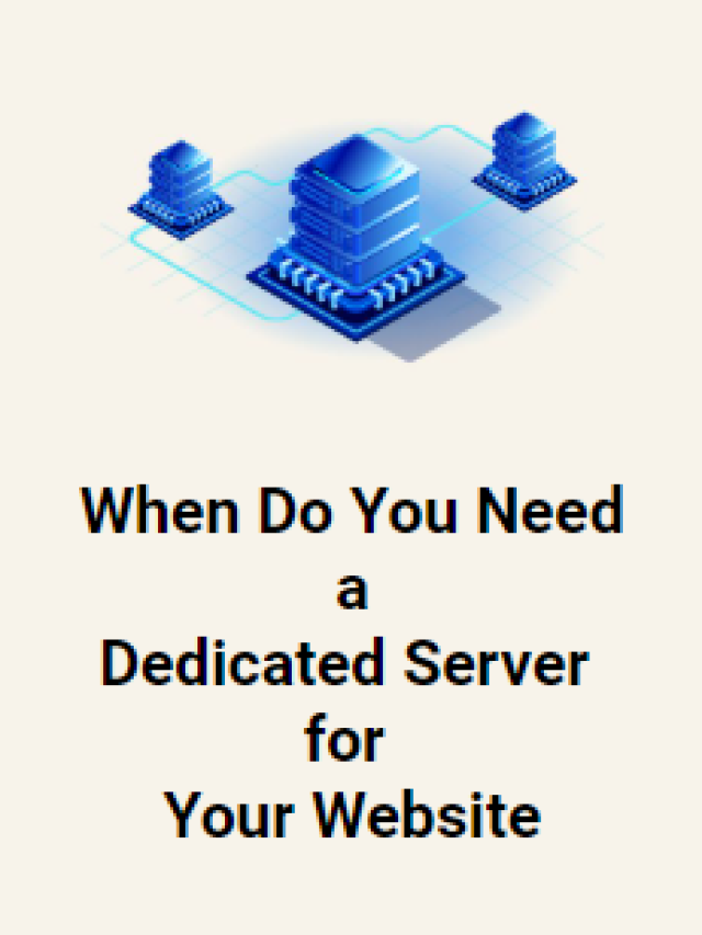 When Do You Need a Dedicated Server for Your Website - Hostingseekers