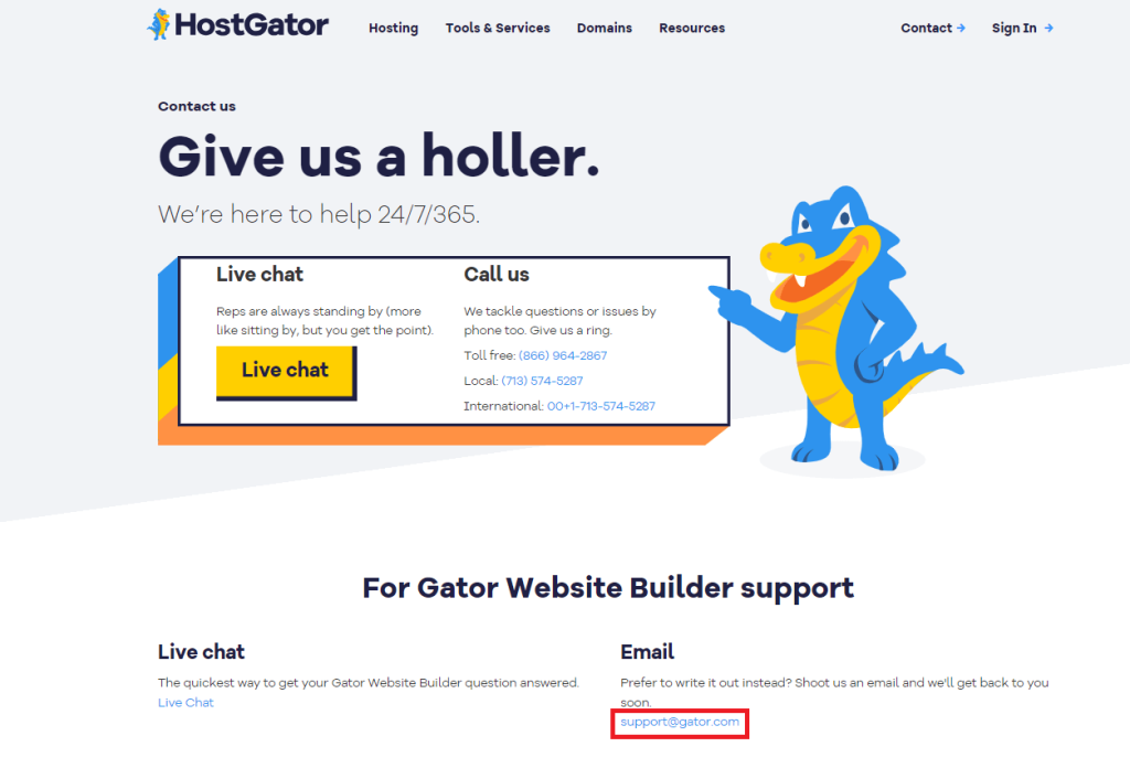 HostGator Customer Service 2026: Ways to Contact HostGator