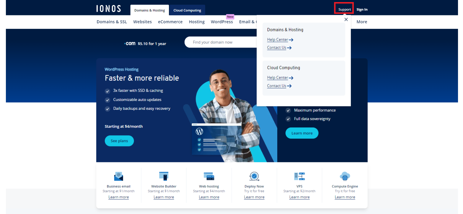 IONOS Customer Service Number, Email & Live Chat (2026 Guide)