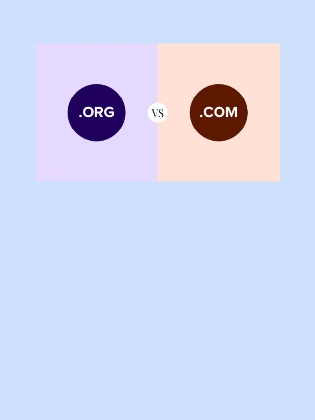 .ORG vs .COM: Understanding the Differences - Hostingseekers