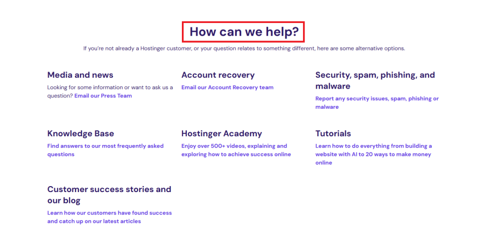Hostinger Customer Service Channels: How to Get Fast Assistance